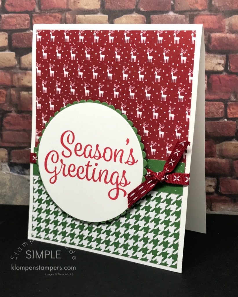 Quick & Easy Christmas Cards - Klompen Stampers