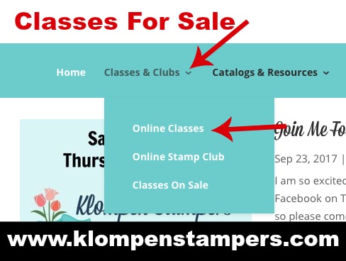 Online Stamping Classes--Great Way To Get New Ideas! - Klompen Stampers