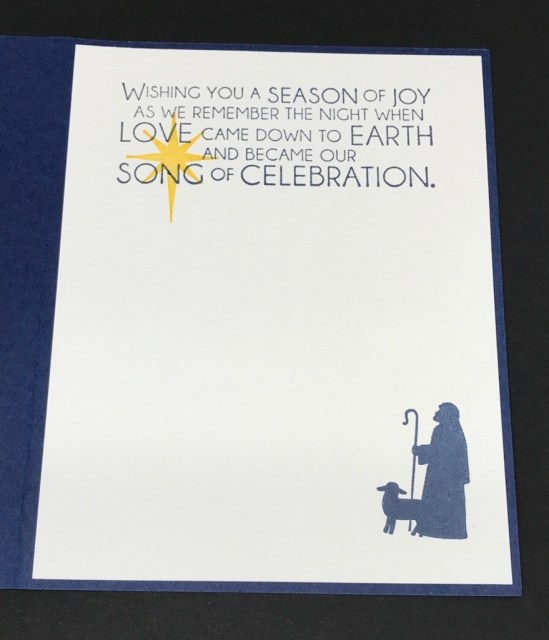 Night of Bethlehem Card #3 - Klompen Stampers