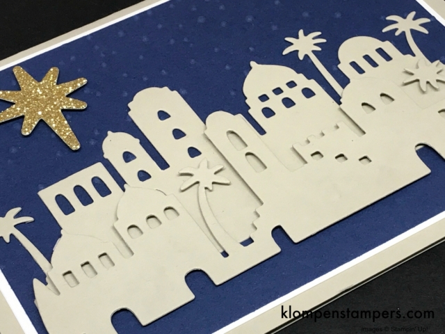 Night in Bethlehem Card #1 - Klompen Stampers