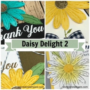 Daisy Delight Card - Klompen Stampers