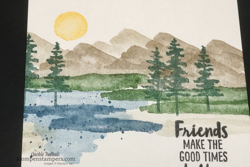 Easy Watercolor Technique With Waterfront Stamp Set - Klompen Stampers
