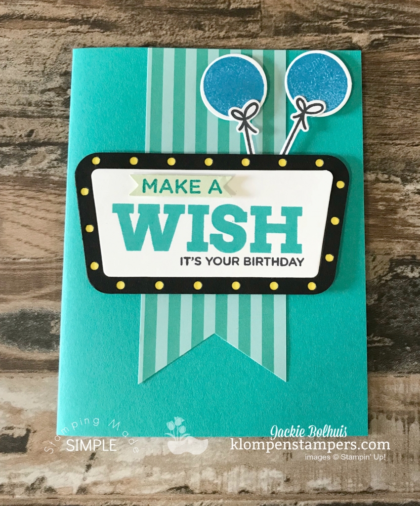 How to Make a Birthday Card Using Broadway Birthday Bundle - Klompen ...