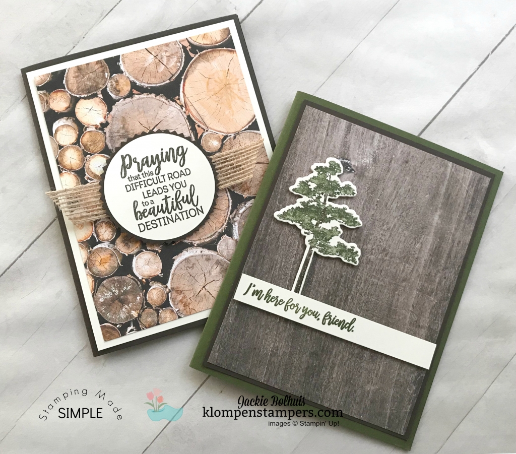 Quick And Easy Masculine Cards - Klompen Stampers