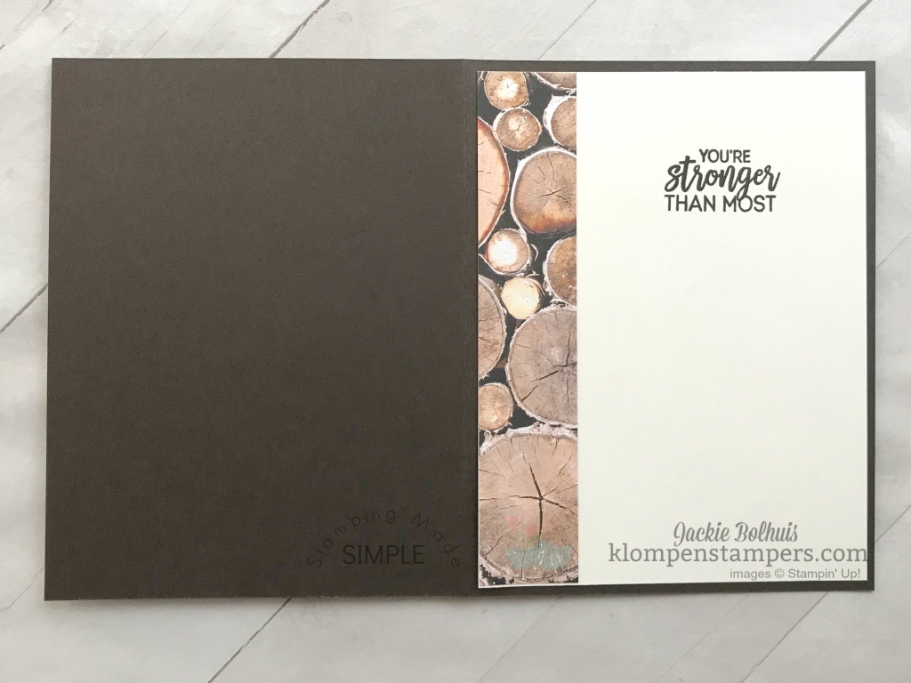 Quick And Easy Masculine Cards - Klompen Stampers