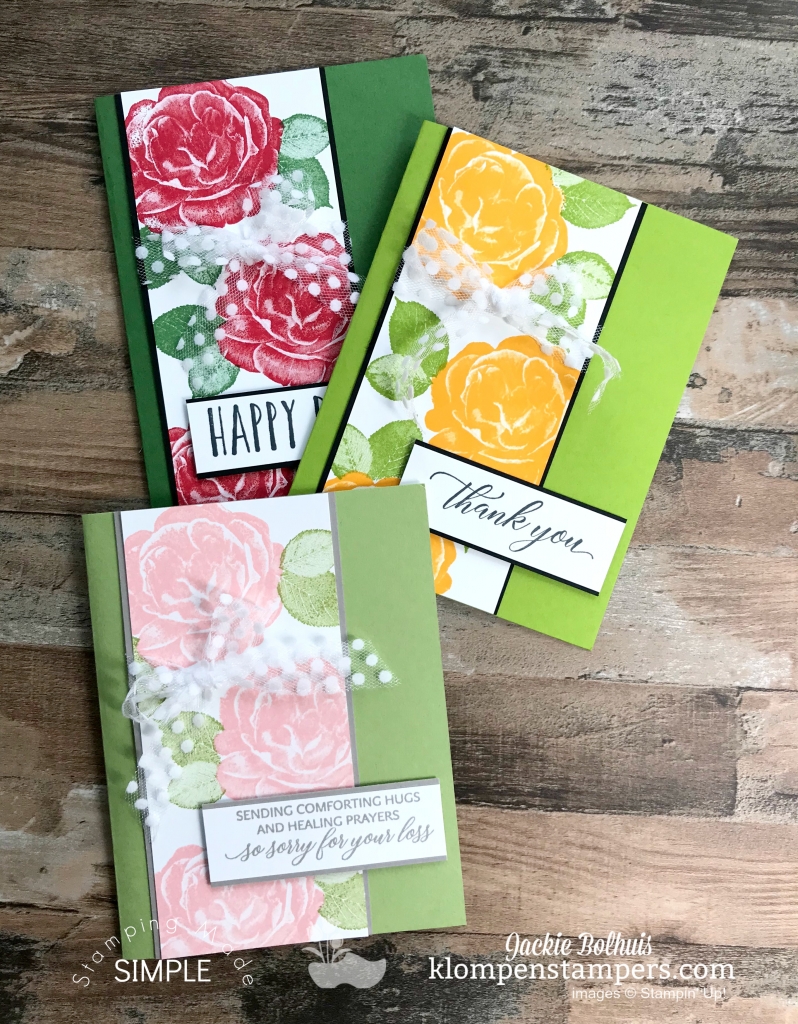 Cards for Any Occasion Using Healing Hugs - Klompen Stampers