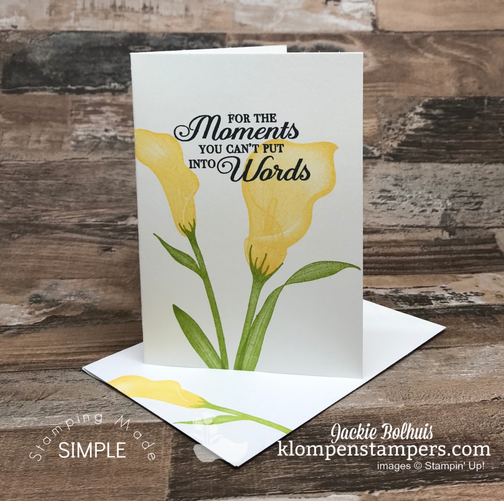Easy Stamping Tips with 5 Lasting Lily Cards - Klompen Stampers