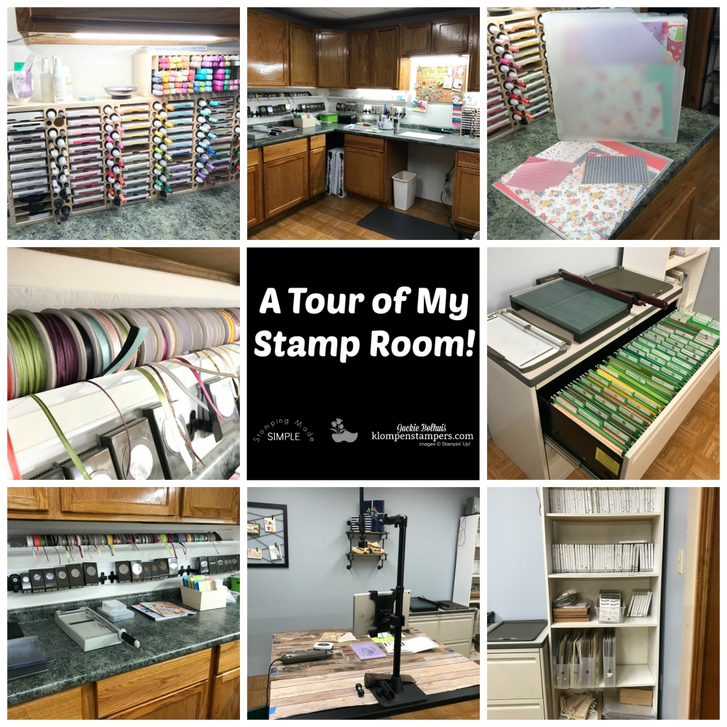 Craft Room Tour and Storage Ideas - Klompen Stampers