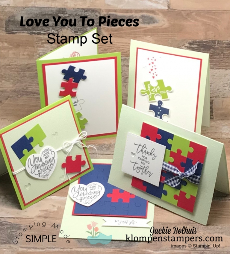 How to Make 5 Uber Fun Puzzle Cards - Klompen Stampers