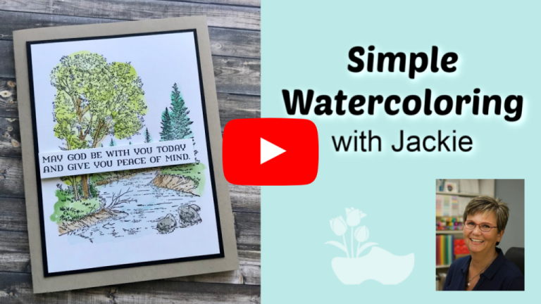 Learn How to Watercolor the Easy Way in a Peaceful Place - Klompen Stampers