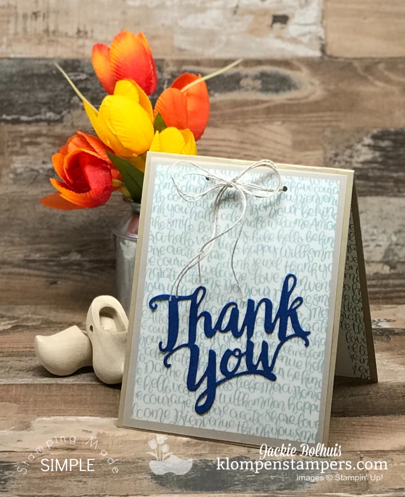 Top Tips To Make the Best Thank You Card - Klompen Stampers