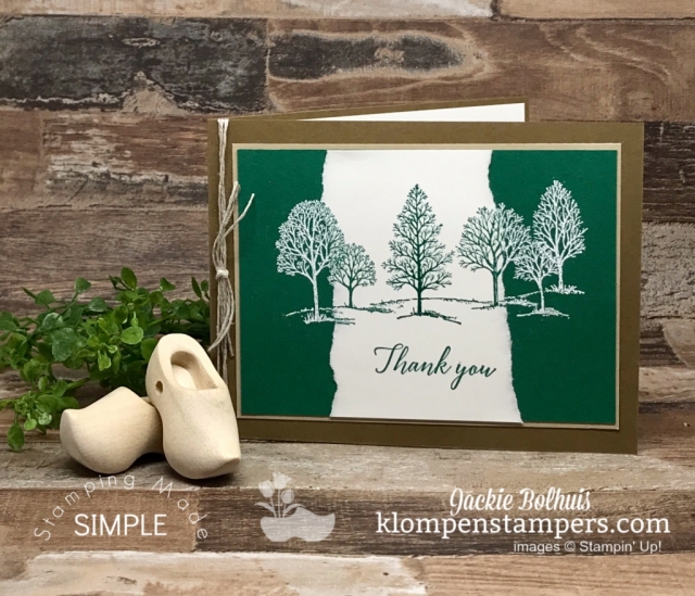 How to Make Fun Layers for a Thank You Card | Saying Good-Bye to ...