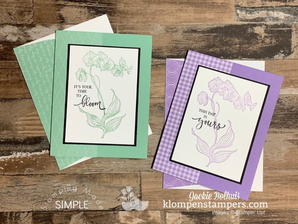 4 Simple Greeting Cards + How to Decorate the Envelopes