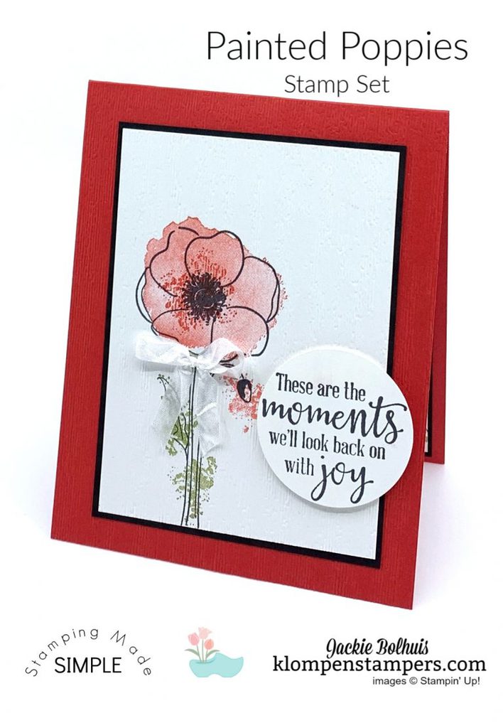 12 Beautiful Cards You Can Make Easily with the New Peaceful Poppies