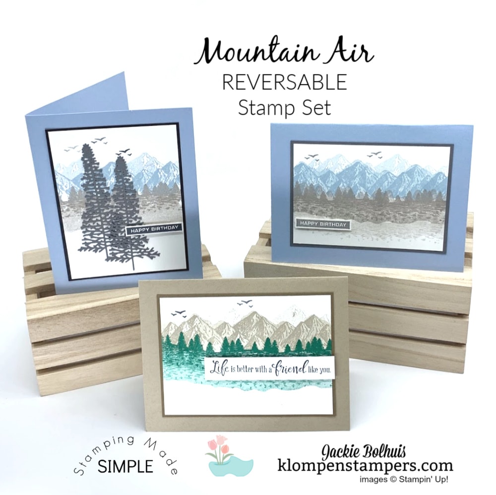 Stunning Reversible Stamps For Easy Card Making - Klompen Stampers