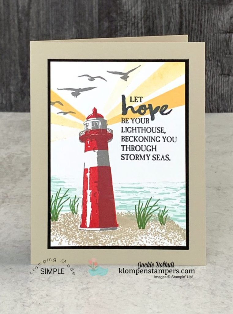 Simple Cards for Men That Make Stamping so Easy - Klompen Stampers