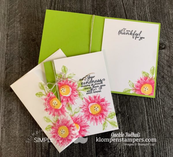 Fast DIY Card to Make That You'll Fall in Love With - Klompen Stampers