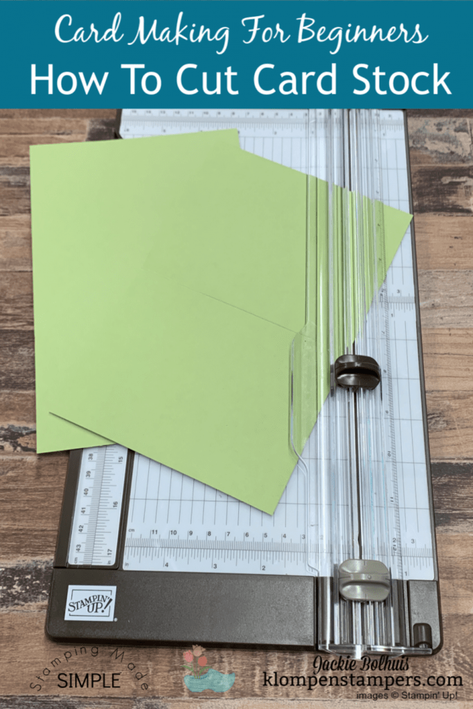 Cardstock Basics + How to Cut Card Base and Layers