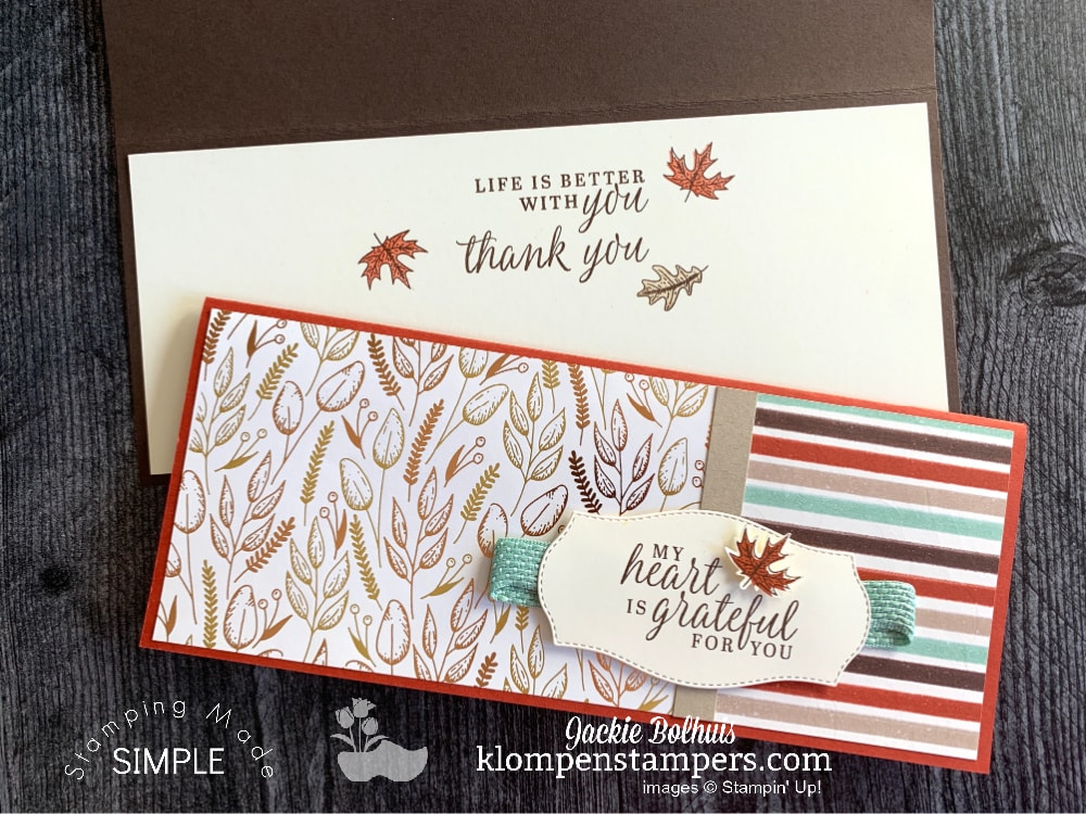 Slim Line Card Tutorial - Make These Easy and in Minutes!