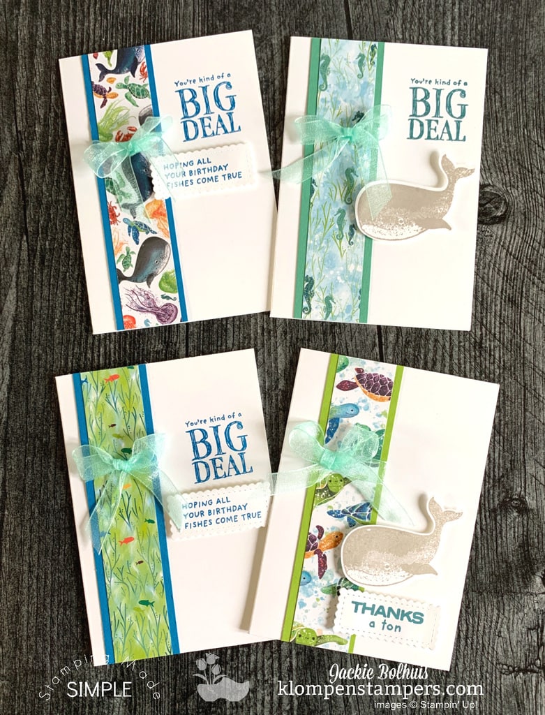 Best Gift Giving Note Cards You Can Make in Minutes - Klompen Stampers
