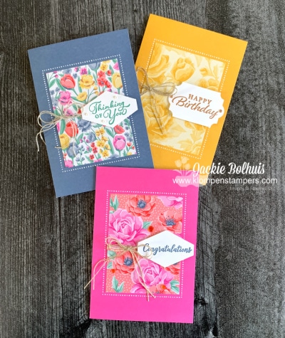 Happy Thoughts Stampin’ Up! Makes Greeting Card Easy to Make
