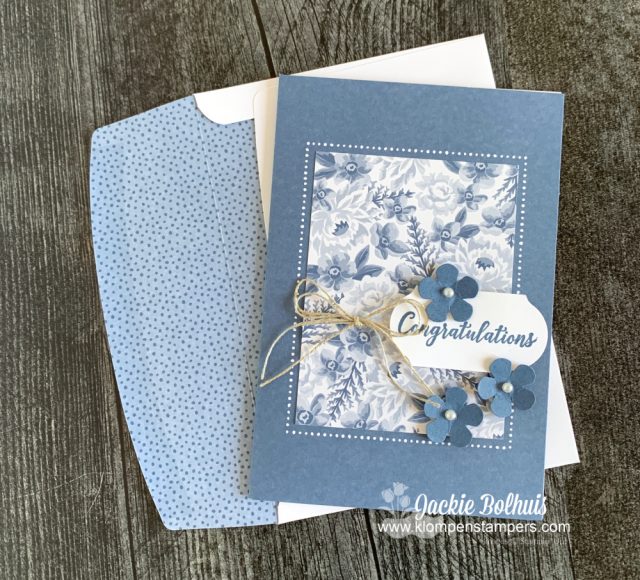 Happy Thoughts Stampin’ Up! Makes Greeting Card Easy to Make