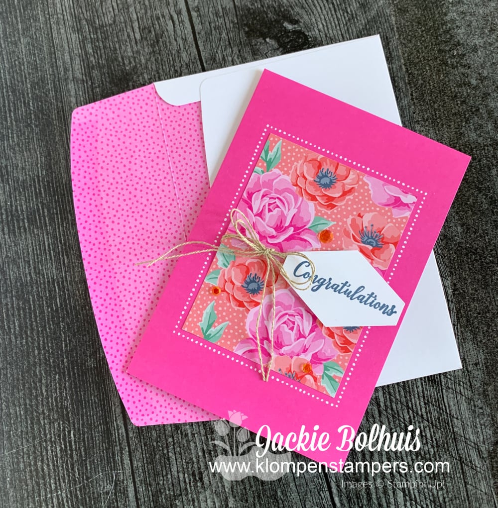 Happy Thoughts Stampin’ Up! Makes Greeting Card Easy to Make