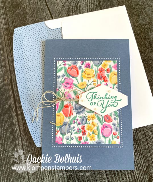 Happy Thoughts Stampin’ Up! Makes Greeting Card Easy to Make
