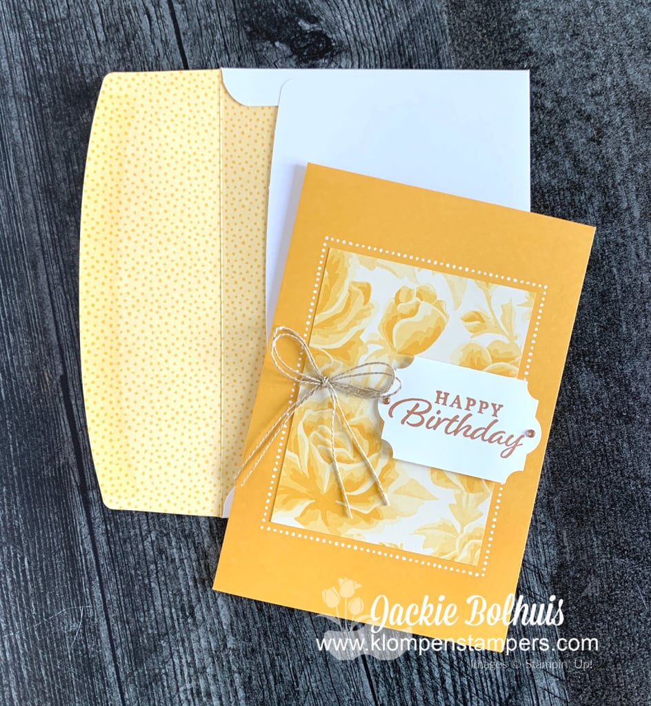 Happy Thoughts Stampin’ Up! Makes Greeting Card Easy to Make