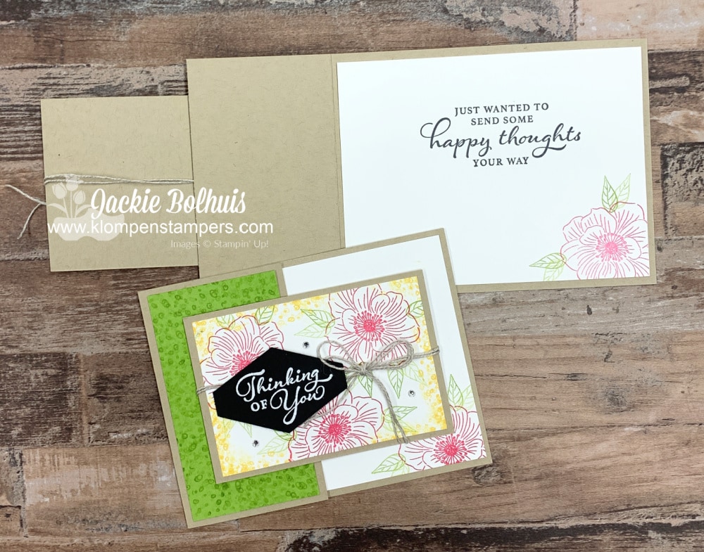 The Easiest Fun Fold Card You Can Make - Klompen Stampers