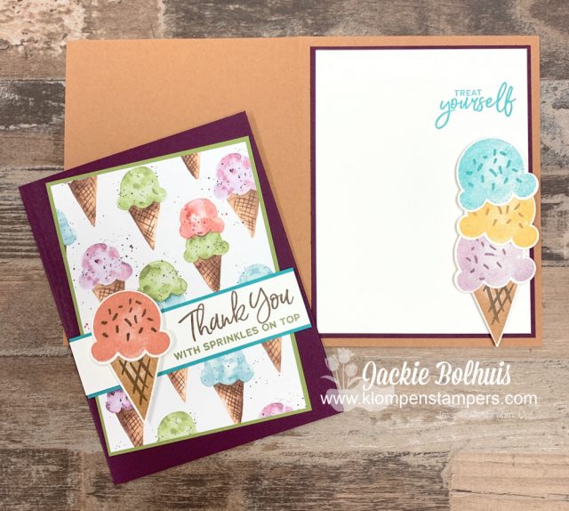 Simple Card Designs Are Inspired by the Best Ice Cream Corner