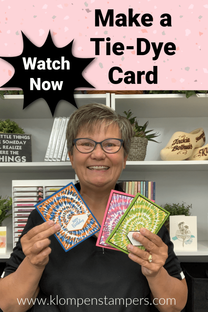 Tie Dye Card Anyone? Learn How to Make This Cool Idea for a Card