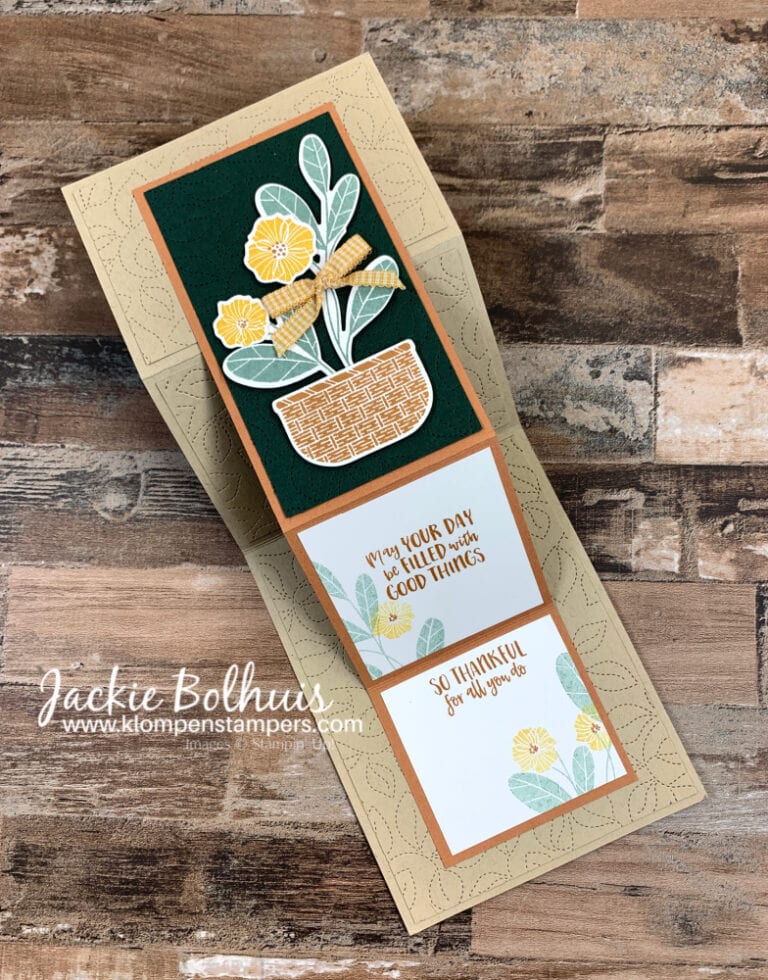 A Double Z-Fold Card Tutorial That Makes A Super Fun Card