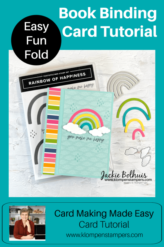 Book Binding Card: The Simple Way to Make This Fun Fold Card