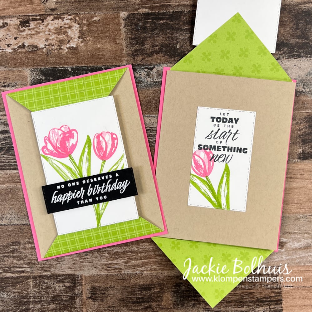A Double Point Fold Card 2.0? Don't Miss This Idea For Card Making!