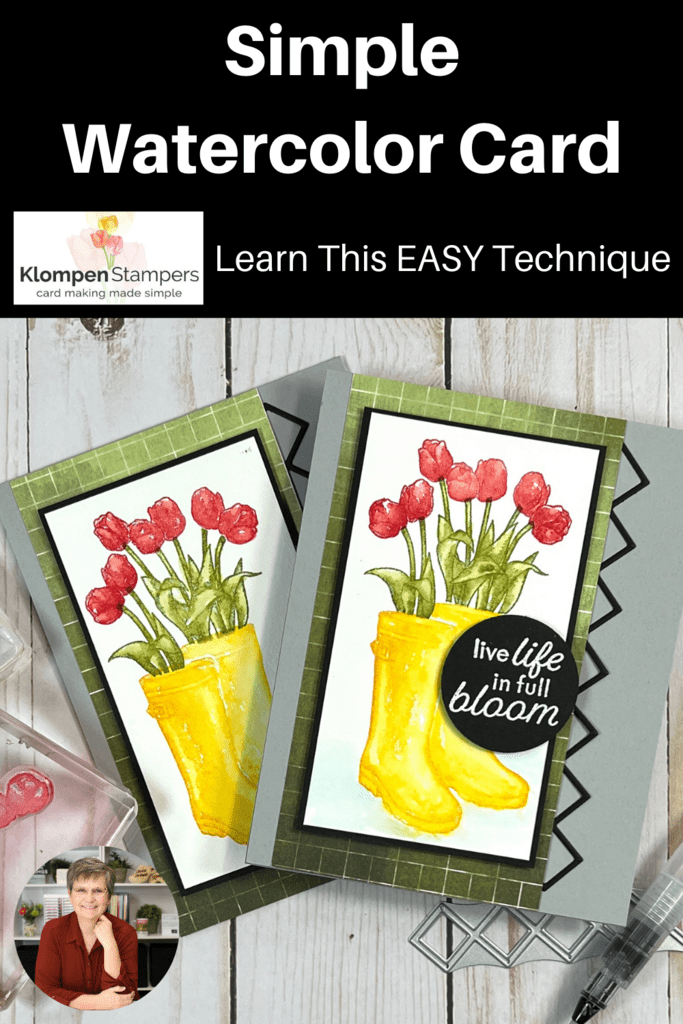 Simple Watercolor Card: Learn This Technique For Easy Card Making