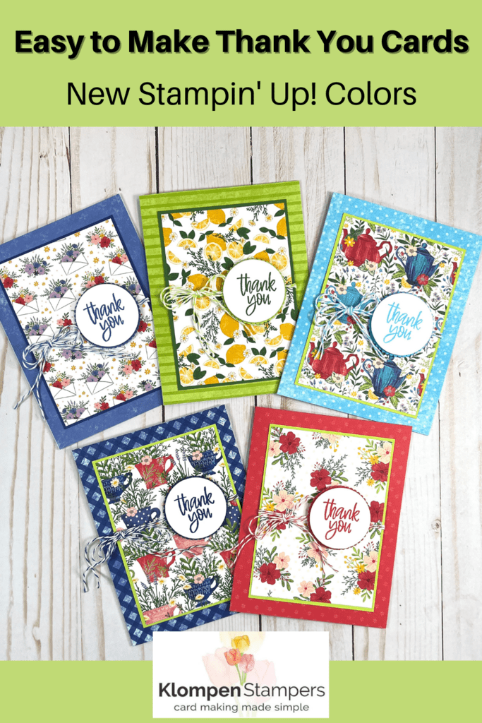 New Stampin’ Up! In-Colors: Let These Bright, Fun Colors Lift Your Mood!