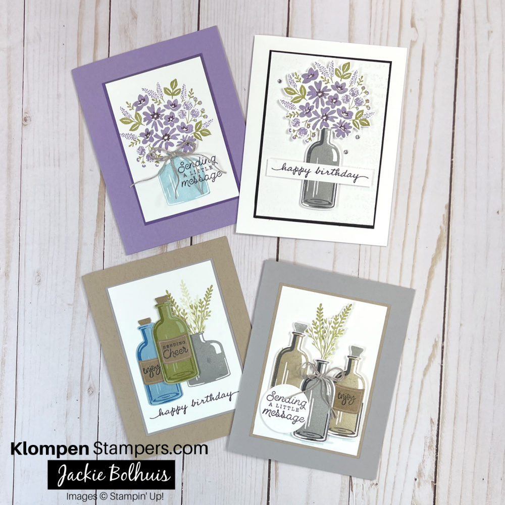 Bottled Happiness Card Ideas - The Best You Can Make In Minutes