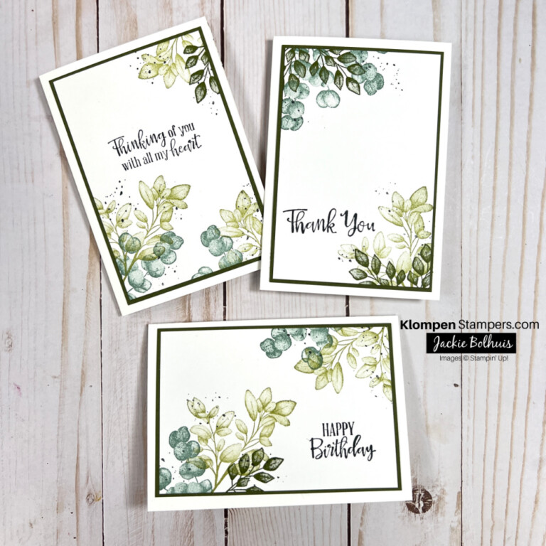 Card Making For Beginners Using Forever Fern Stamp Set