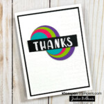 Use Layered Circles For a Fun Look On Handmade Cards