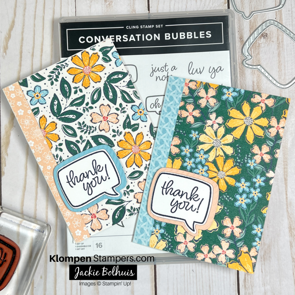4 Fun Easy Notecards Anyone Can Make - Klompen Stampers