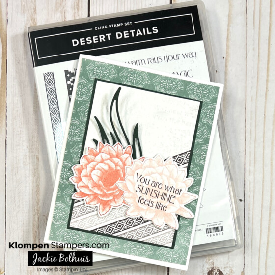 Desert Details Card Tutorial - 9 Unique Ideas You Can Make