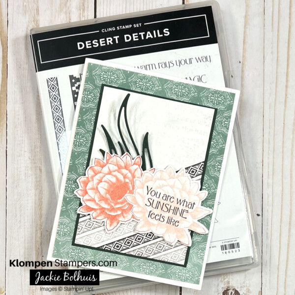 Desert Details Card Tutorial - 9 Unique Ideas You Can Make
