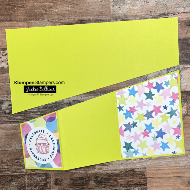 Diagonal Fun Fold Card - Create 2 Easy Cards With 1 Cut