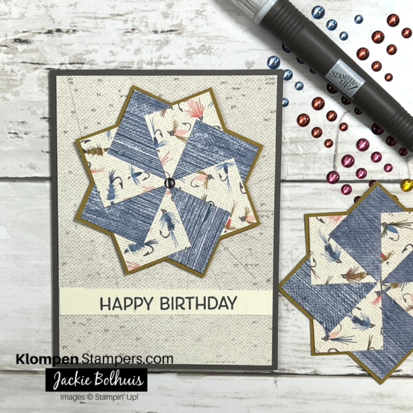 How To Make A Fun Pinwheel Card & Use Your Paper Scraps!