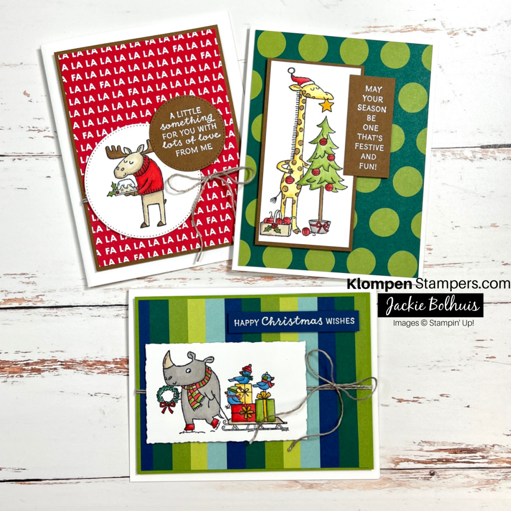 Festive & Fun Stamp Set, Create Cute Holiday Cards