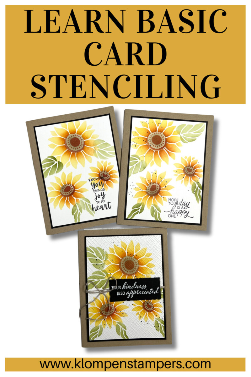Learn Card Making With Stencils - It is Easy and Fun!