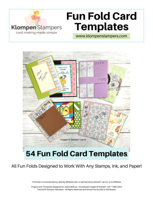 Fun Fold Card Templates E-Book | Make 54 Different Cards!