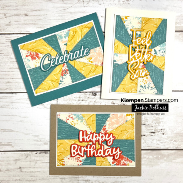 Card Making With Die Cuts - Klompen Stampers