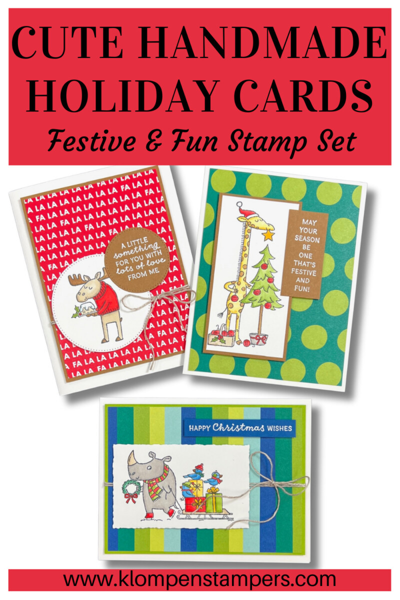 Festive & Fun Stamp Set, Create Cute Holiday Cards